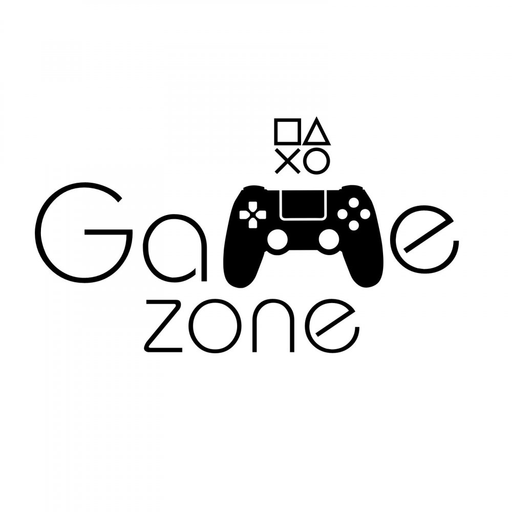 Game zone PS - samolepka na zeď pro hráče 2 | Pieris design